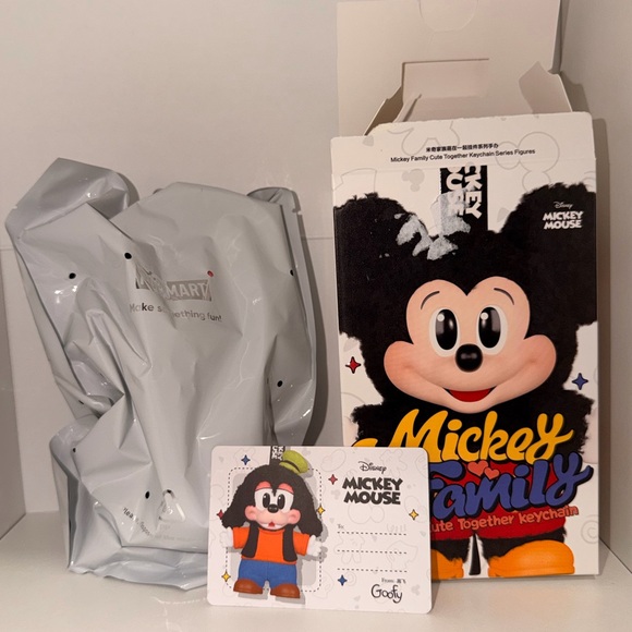 POP MART | Toys | Popmart Mickey Family Cute Together Keychain Goofy ...